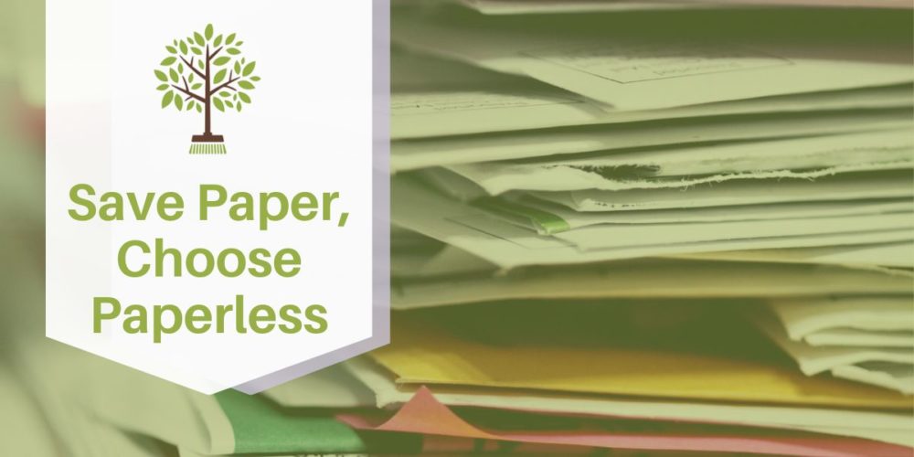 Green Tip: Go Paperless - Green Maids Cleaning, LLC